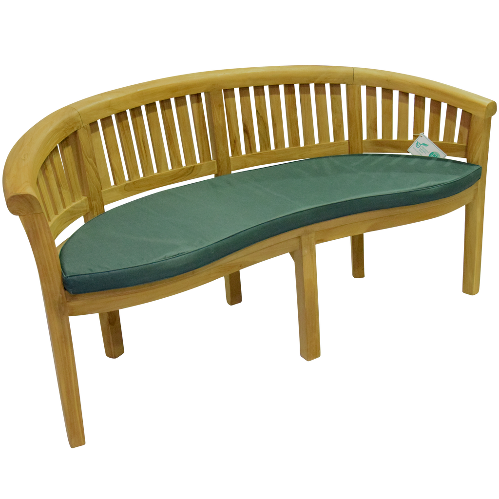 Luxury Refined Teak Banana Bench – Kyoto Furniture